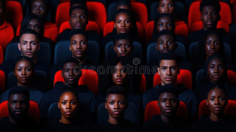 Diverse Crowd Facing Forward Stock Illustration - Illustration of ...