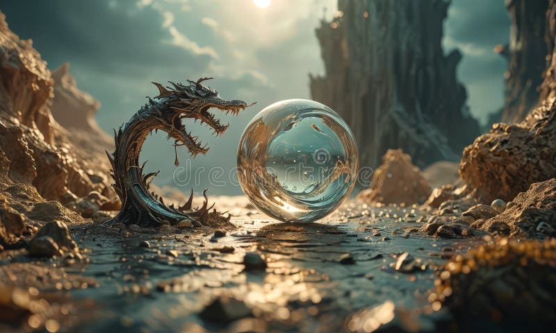 Dragon-like Creature with Sharp Teeth and Claws Emerges from ...