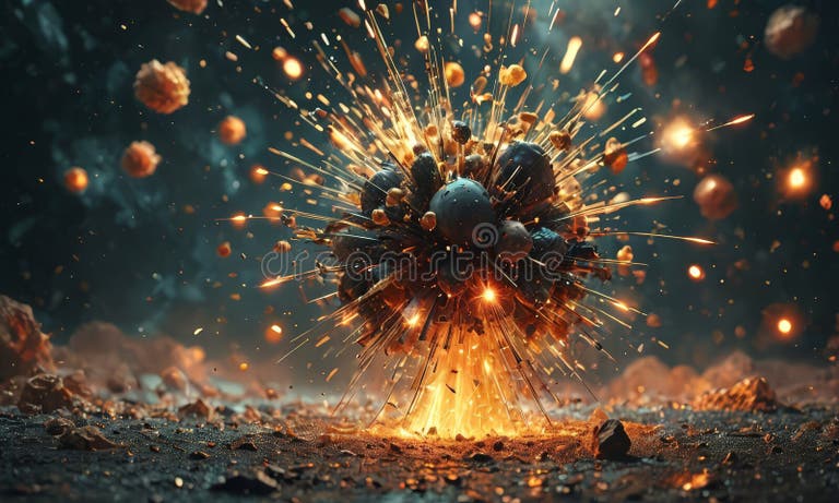 Explosion Fragmentation Stock Illustrations – 6,276 Explosion ...