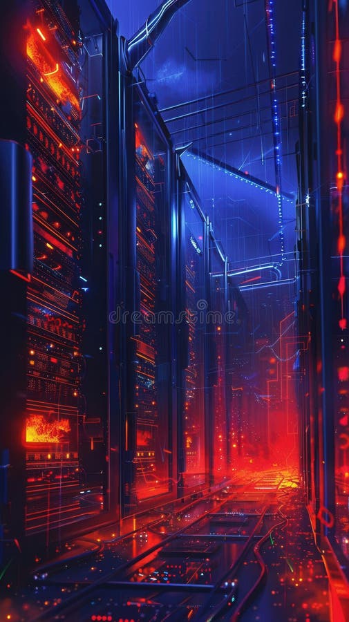 Securing Networks with a Firewall. Network Protection Concept Stock ...