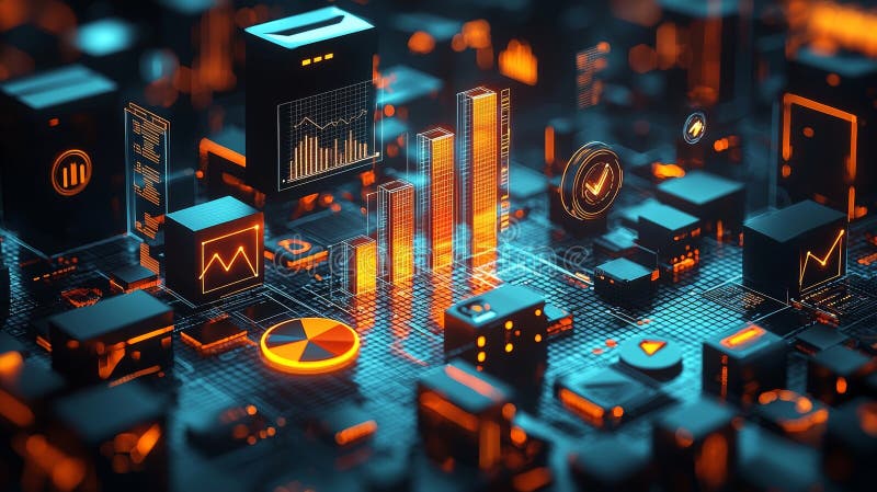 Data Growth stock illustration. Illustration of abstract - 335082300