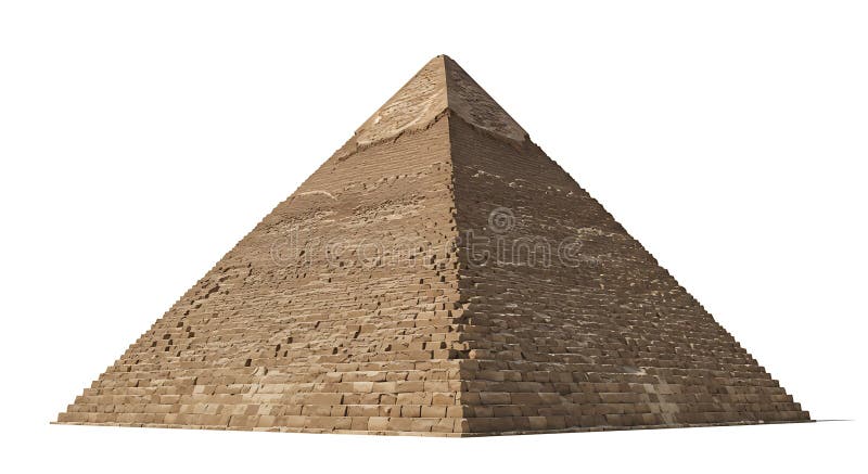The Image Depicts the Great Pyramid of Giza in Egypt. Made of Limestone ...