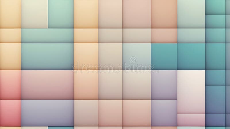Abstract Pastel Square Grid Background Design Stock Illustration ...