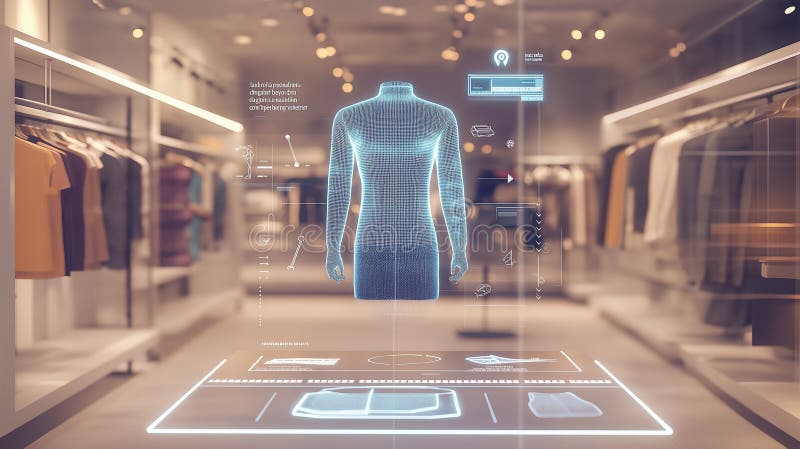 Cutting-Edge Augmented Reality Shopping Interface Showcasing Ultra ...