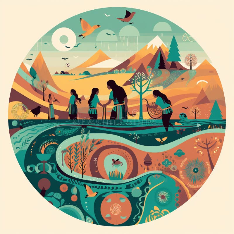 Water and Indigenous Rights - Image of an Indigenous Community ...