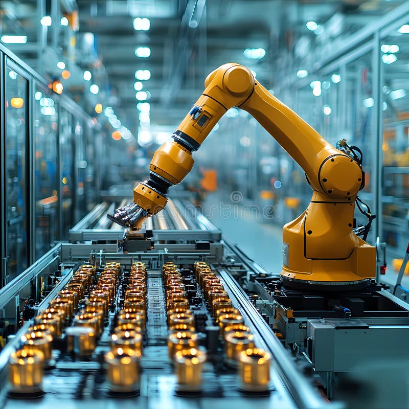 Industrial Automation stock illustration. Illustration of space - 355040721