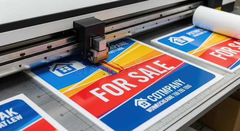 Printing "for Sale" Signs with a Large Format Printer Stock ...