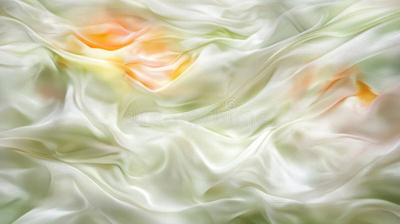 The Image Depicts Light Green Maple Leaves Outdoors, with a Soft ...