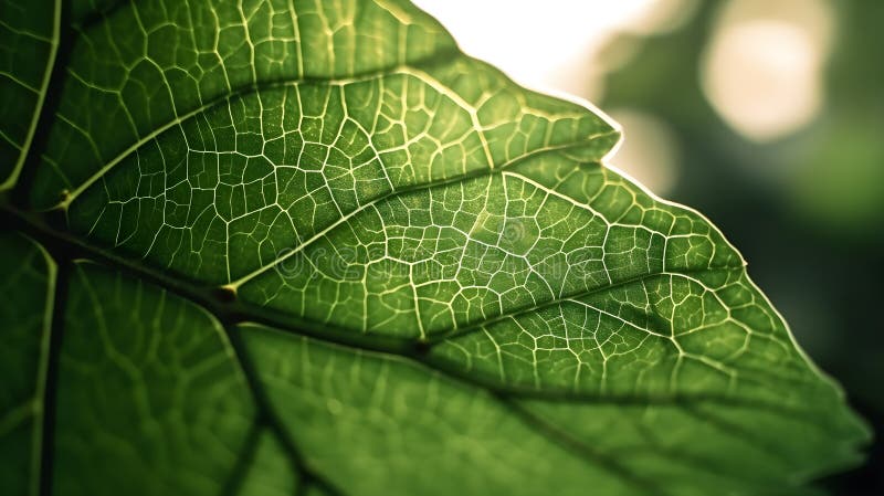 Leaf Texture Macro Photography Stock Illustration - Illustration of ...