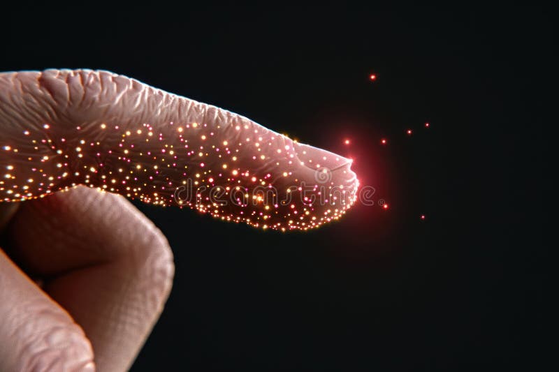 Digital Document Signing with HUD Interface Stock Illustration ...