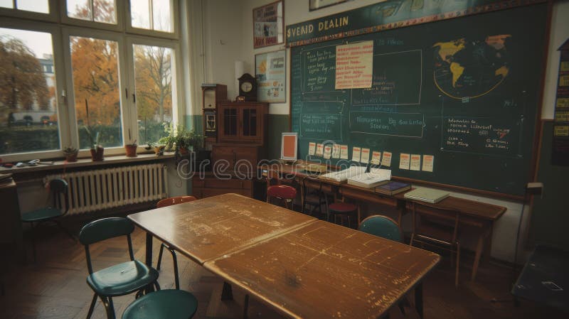 Shortage of Teachers in German Schools: Old Blackboard in an Empty ...