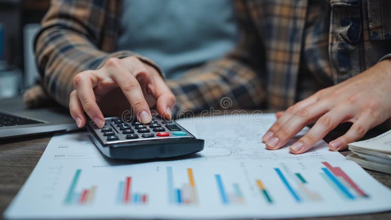 Financial Analysis on Paper Stock Illustration - Illustration of ...