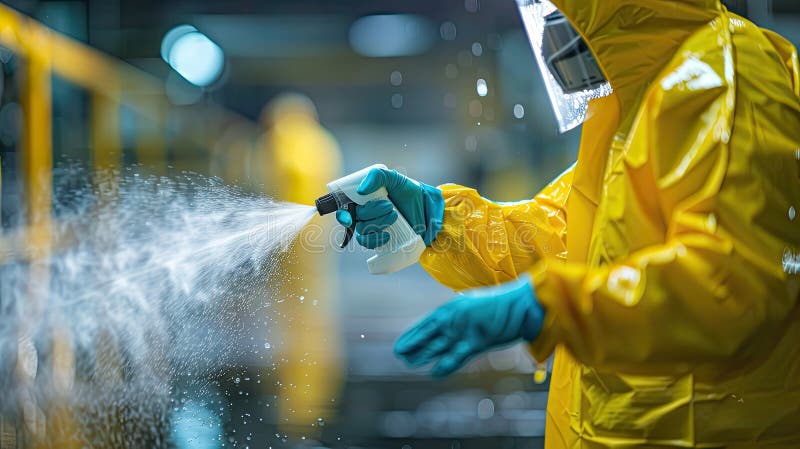 Coronavirus Protection: Cleaning and Disinfection with Disinfectant ...