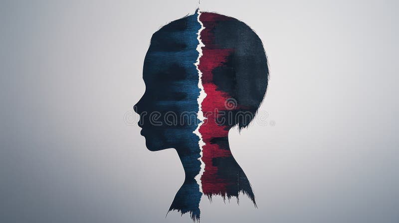 Bipolar Disorder Representation: Three Layers of Paper Cut Depicting ...