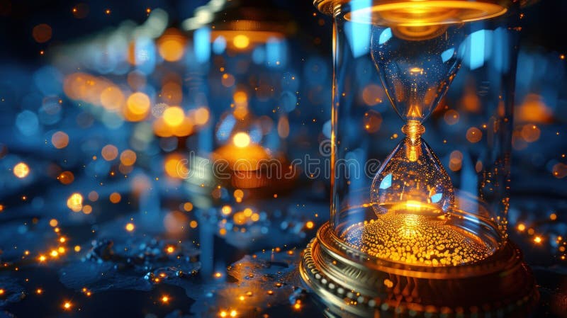 Race Against Time: Counting Down with a Running Timer Stock ...