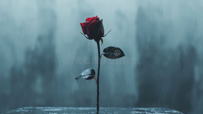 Red Rose Standing Tall Soft Light Stock Photos - Free & Royalty-Free ...