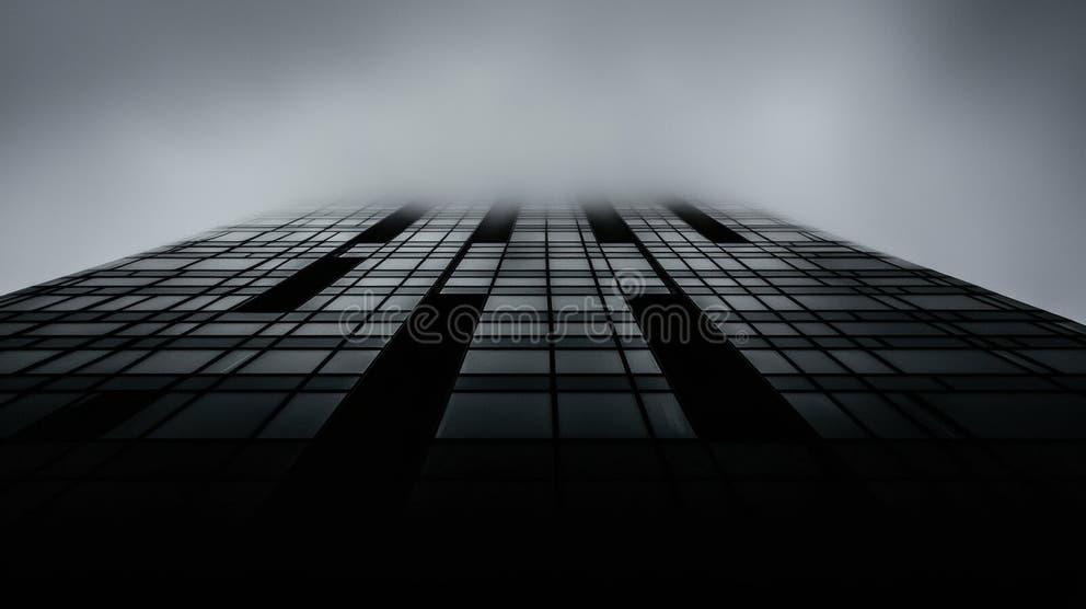 The Image Depicts a Tall Building with a Grid-like Pattern of Windows ...