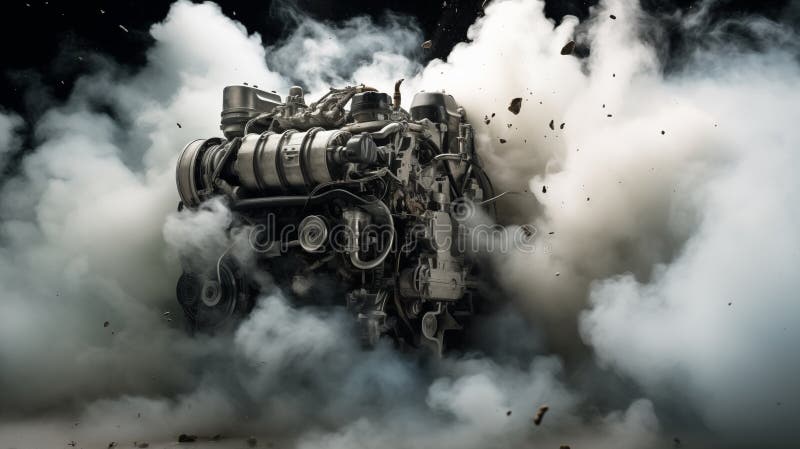 Testing Old Engine on the Verge of Breaking.AI Generated Stock ...