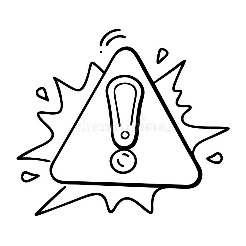 Triangle Warning Sign with Exclamation Mark Alert Symbol Vector ...