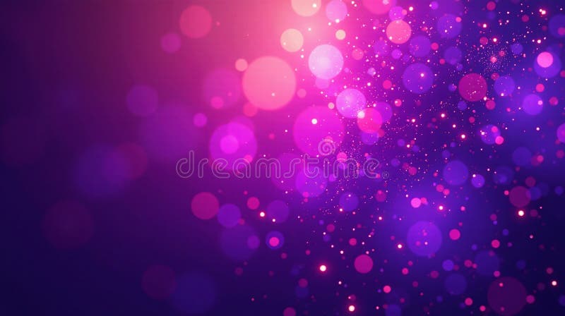 The Image Depicts a Vibrant Array of Floating Orbs in Shades of Pink ...