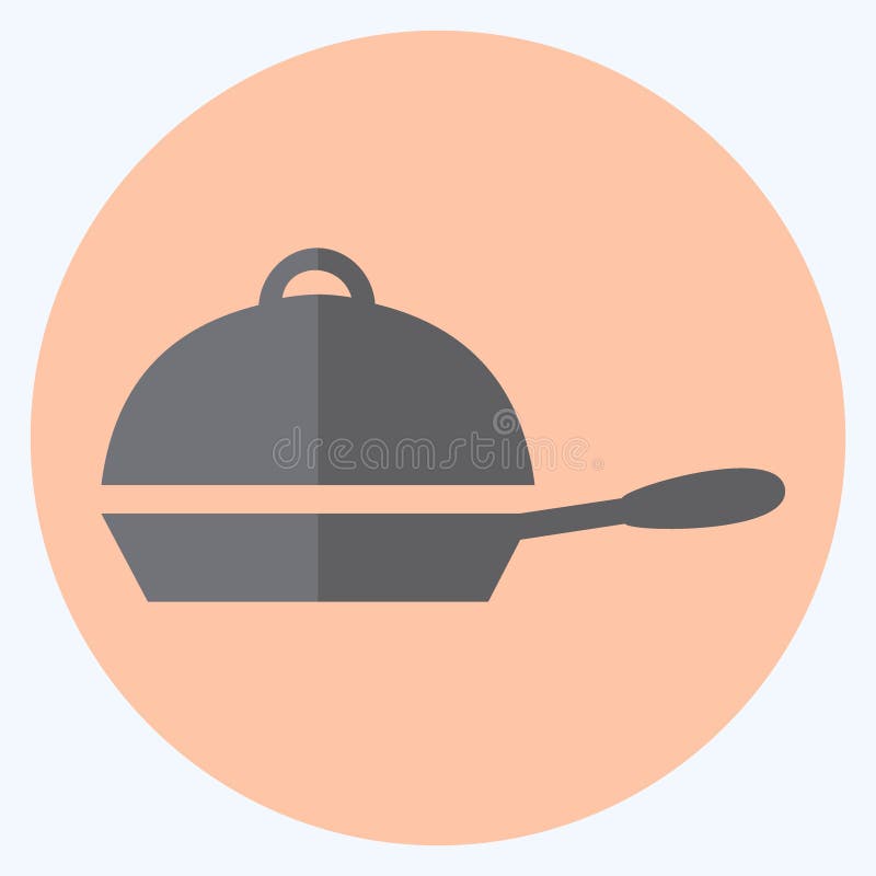 Icon Pan 2 - Flat Style - Simple Illustration, Editable Stroke Stock ...