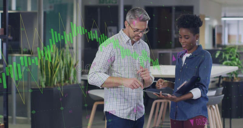 Image of Diagram and Data Processing Over Diverse Colleagues Using ...