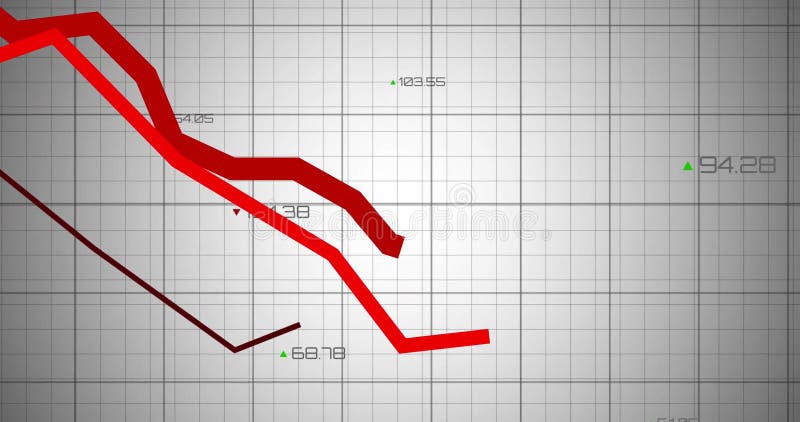 Image of Diagrams and Data Processing on White Background Stock Photo ...