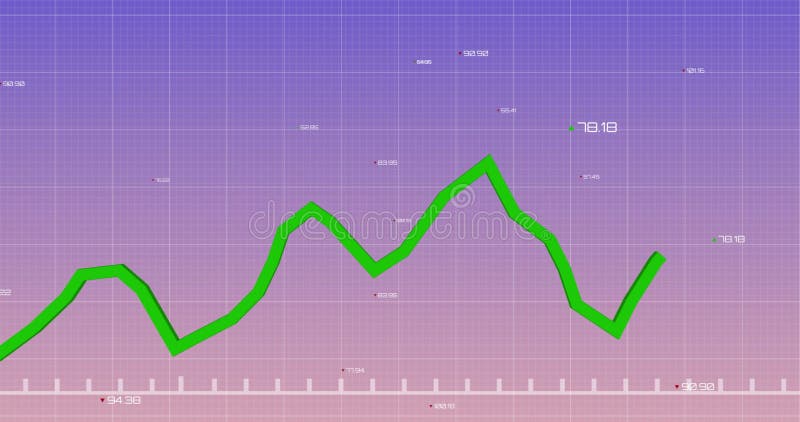 Image of Diagrams Over Data Processing on Purple Background Stock Photo ...