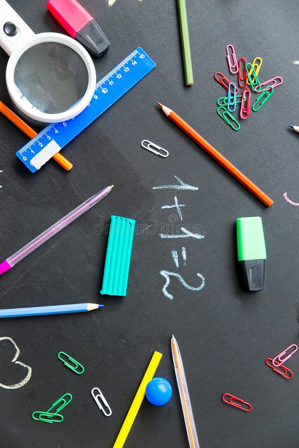 Different school objects stock photo. Image of education - 101566710