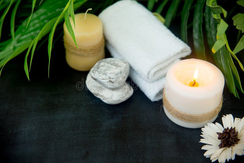 Different spa things stock image. Image of meditation - 104193149