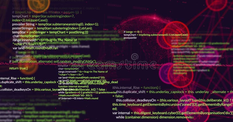 Image of Digital Computer Icons Interconnecting with Lines and ...