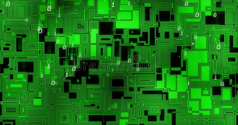 Binary Circuit Board Future Technology, Human Eye Technology Pupil Close-up Stock Photo - Image ...