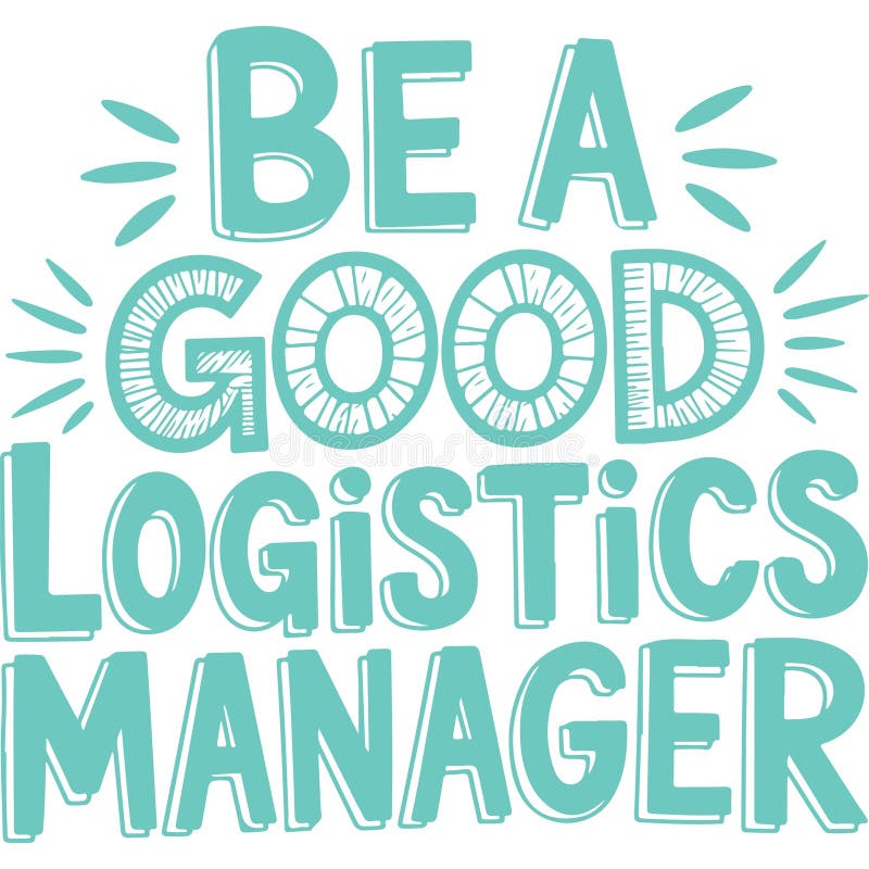 Be a Good Logistics Manager Stock Vector - Illustration of planning ...