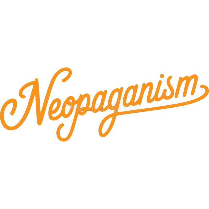 Neopaganism Modern Calligraphy Design Stock Illustrations – 1 ...