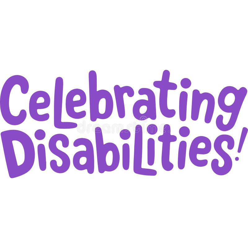 Celebrating Disabilities Awareness Month Stock Vector - Illustration of ...