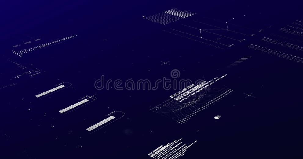 Image of Digital Icon and Data Processing on Interface Stock ...