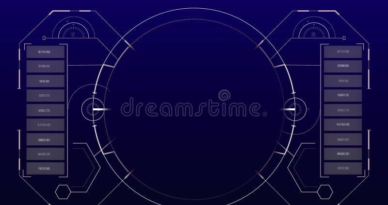 Image of Digital Icon and Data Processing on Interface Stock ...