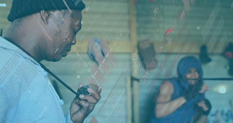 Image of Digital Interface with Statistics Scanning and Data Processing ...