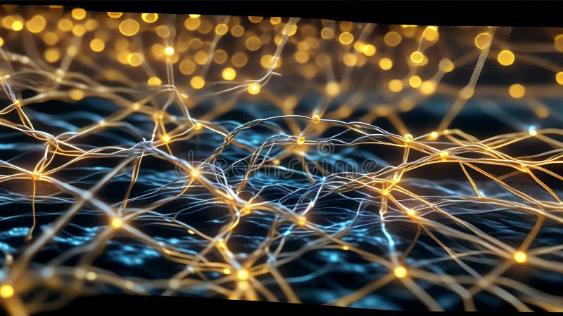 Complex Digital Network Structure Stock Footage - Video of structure ...