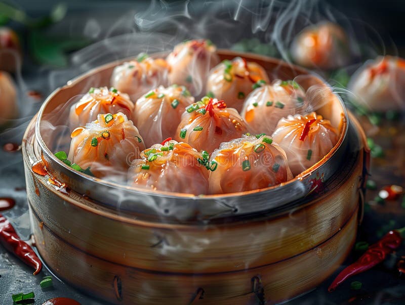 An Image of Dim Sum. Delicious Dim Sum Photography, Explosion Flavors ...