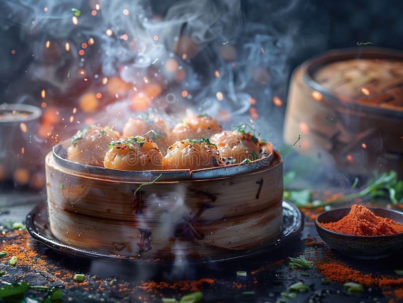 An Image of Dim Sum. Delicious Dim Sum Photography, Explosion Flavors ...