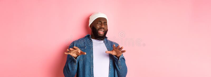 Image of Disgusted Picky Black Man Cringe from Something Disturbing ...