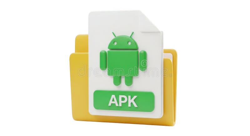 Android Apk File Icon in Folder Represents App Installation Package and ...