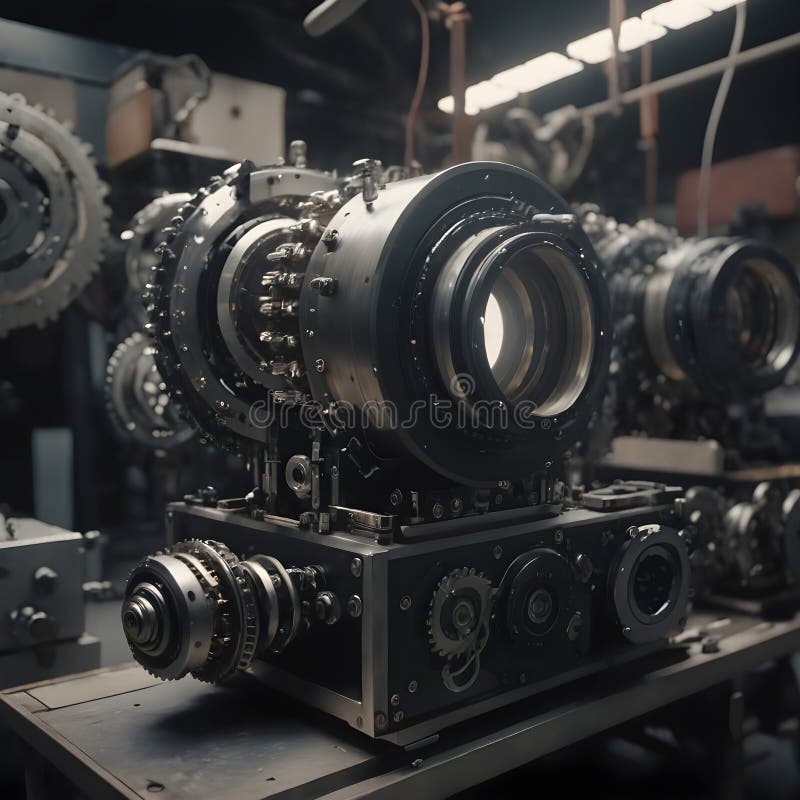 Array of Professional Industrial-Grade Photographic Lenses in ...