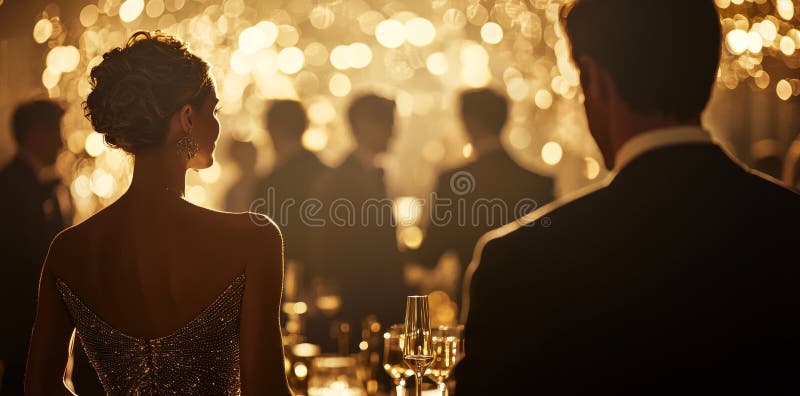 This Image Displays a Blurred Background with People Dancing and ...