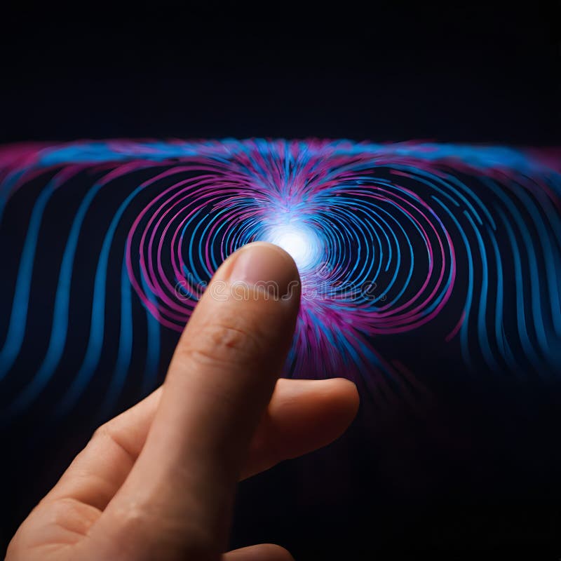 Digital Thumbprint Activation, the Neon Gateway To Secure Identity ...