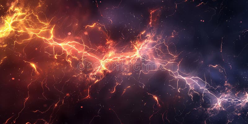 An Image Displays Dynamic Lightning in Space with Astronomy and Cosmic ...