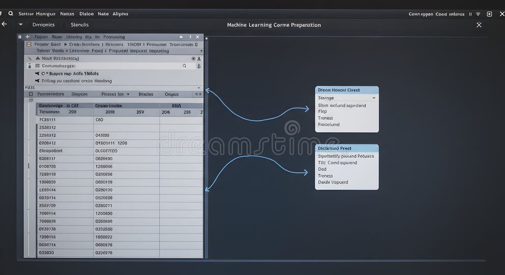 AI-Generated Machine Learning Diagram Stock Illustration - Illustration ...