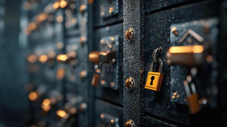 A Diverse Array of Strong Locks on a Wall Symbolizing Cybersecurity and ...