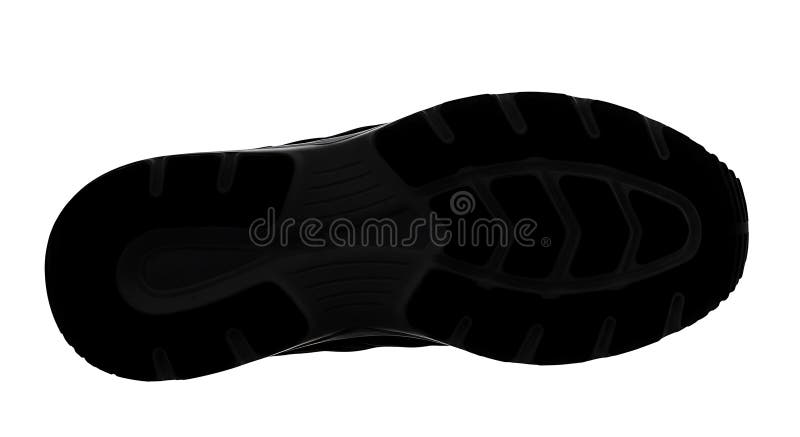 The Image Displays the Outsole of a Shoe, Featuring a Complex Tread ...